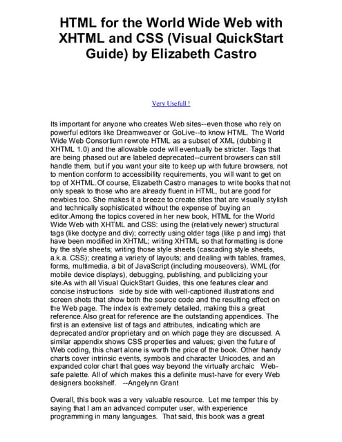 HTML5 cheat sheet | PDF