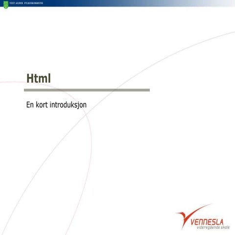 Html basic intro | PPT