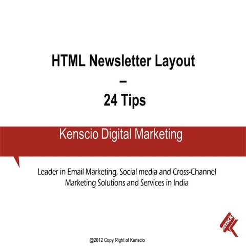 Html newsletter layout 24 tips for a better html | PPT | Web Design and ...