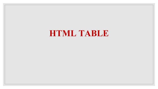 Htmltablepptx