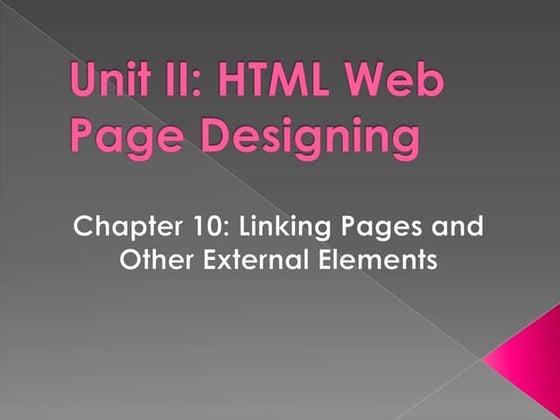S3 HTML Hyperlinks and Images | PPT