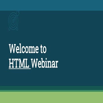 Html Webinar Presentation | PPTX