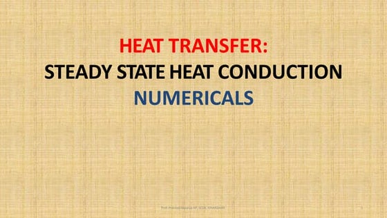 steady heat transfer between two large parallel plates | PDF