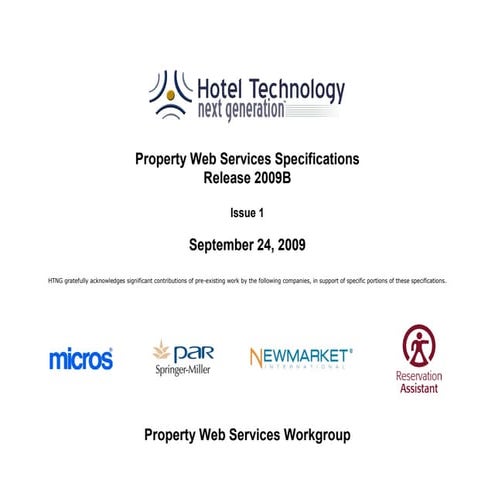 Htng property webservices_technical_specification_2009b_final | PDF