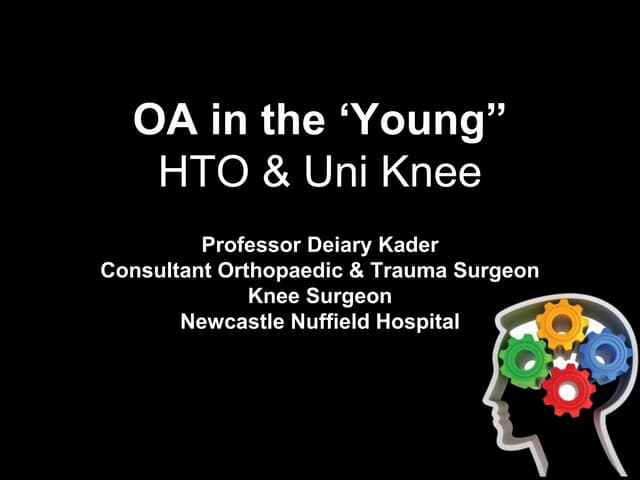 Conversion Of Osteotomy To Total Knee Arthroplasty (TKA) | PPTX