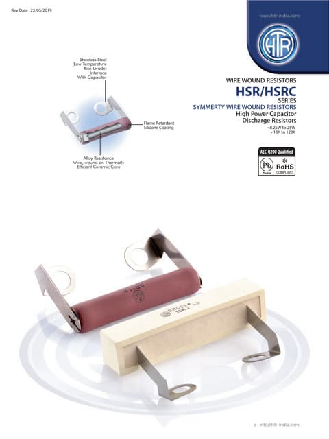 HSR - Wire Wound Resistors | PDF