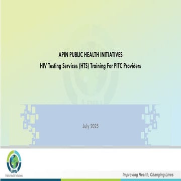 HTS Training Slides For PITChfhfhfhfhfhf | PPTX