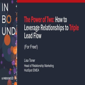 Lisa Toner - The Power of Two | PPT