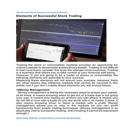 Elements of Successful Stock Trading | PDF | Stocks and Bonds ...