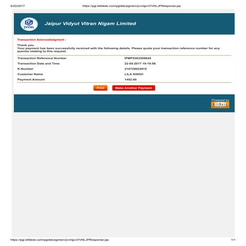 Https _pgi.billdesk.com_pgidsk_pgmerc_jvvnljp_jvvnljp_response | PDF