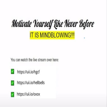 Motivational Videos | PPT