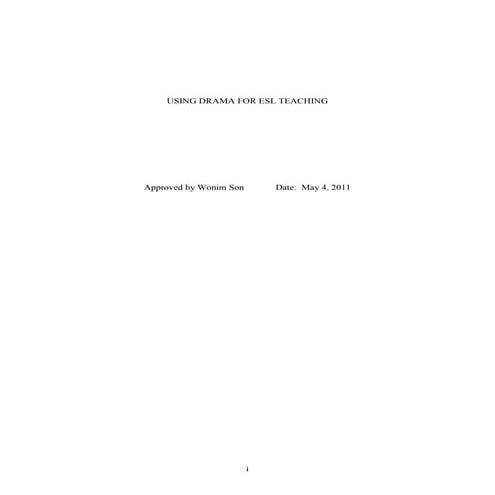 Teaching with Drama | PDF