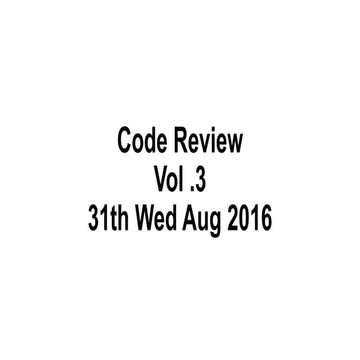 Code review process | PPTX