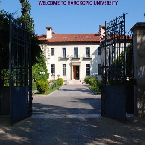 Harokopio University & Library and Information Centre.History | PDF