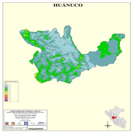 MAPA DE VIENTO EN HUANUCO | PDF