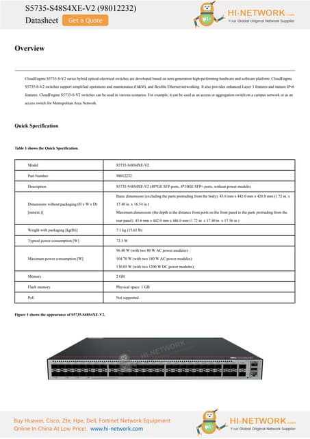 huawei-s8700-10-brochure-datasheet.pdf | Computer Networking | Computing