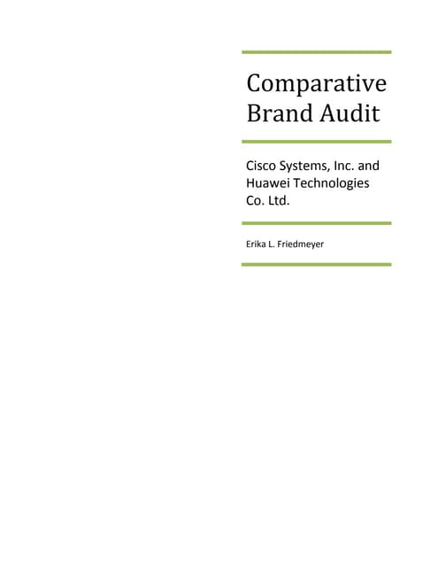 CISCO Case Study Presentation1 | PPT