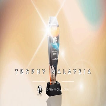Huawei Crystal Trophies at Trophy-World Malaysia | Custom Trophies ...