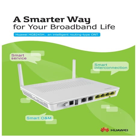 Huawei hg8245 h | PDF