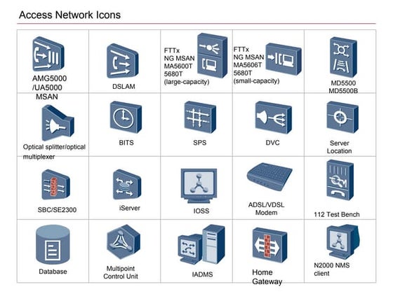 Huawei Enterprise networking product icons | PPT