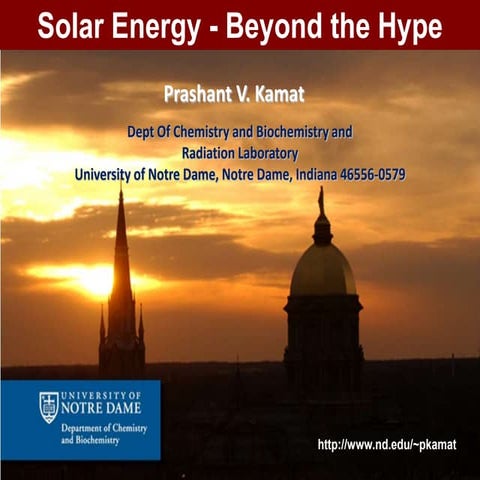 Solar Energy - Beyond the Hype | PPTX