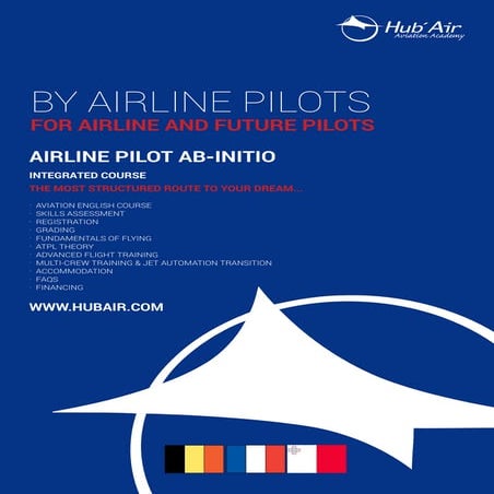 Integrated Airline Pilot Training - Hub' Air | PDF
