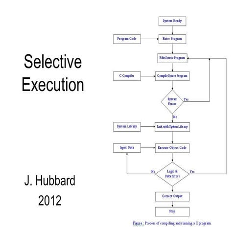 Hubbard cs161 lesson 4 a selective execution intro | PPT