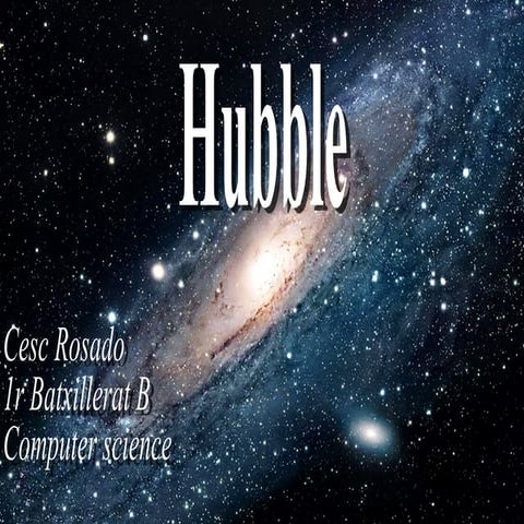 Hubble Space telescope | PPTX