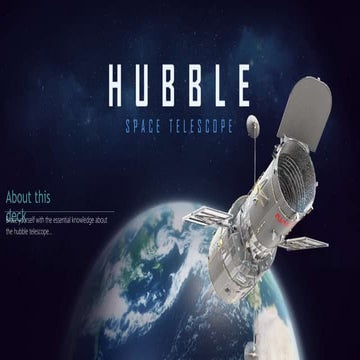 The Hubble Space Telescope... | PPTX