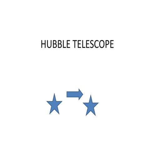 Hubble Telescope | PPT
