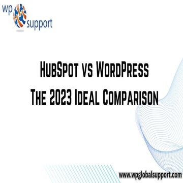 HubSpot vs WordPress The 2023 Ideal Comparison.pdf