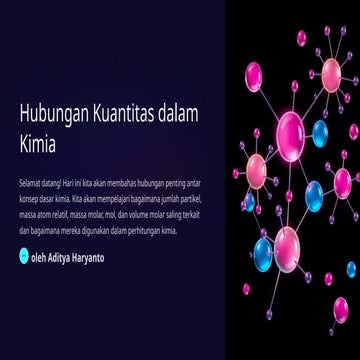 Hubungan-Kuantitas-dalam-Kimia jnhjnnnnnnn | PPT