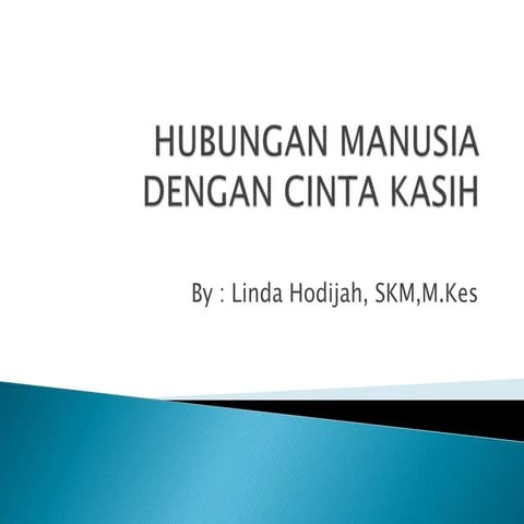 Hubungan manusia dengan cinta kasih | PPTX