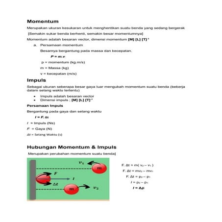 Hubungan momentum dan impuls.docx
