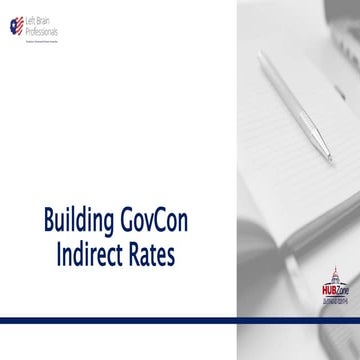 Structuring Indirect Rates | PPTX