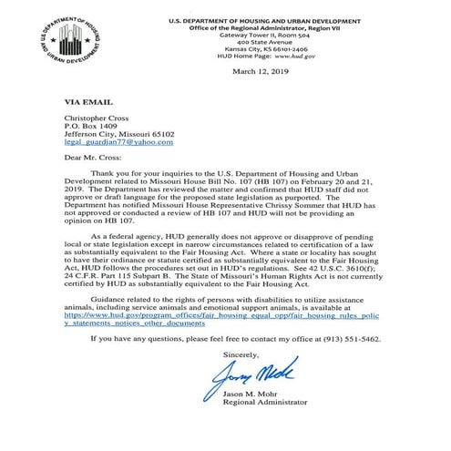 U.S. Department of HUD Investigative Response | PDF