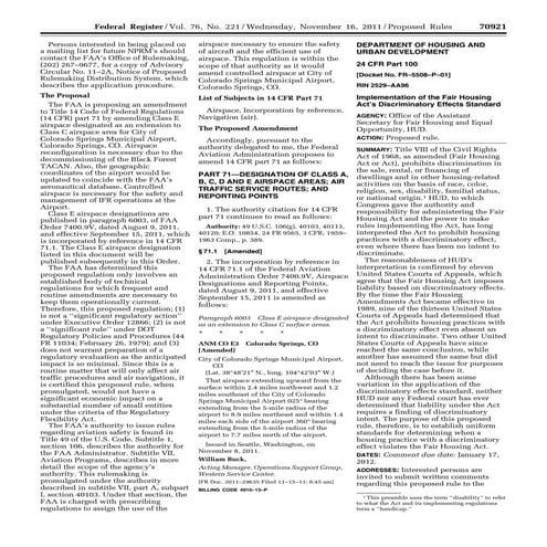 Michelle Aronowitz | Disparate Impact Proposed rule | PDF