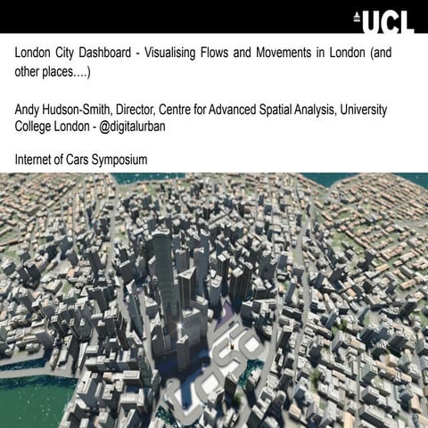 London City Dashboard - Visualising Flows and Movements in London (and ...