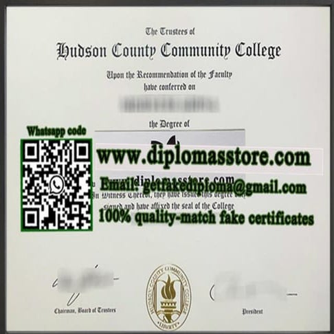 Replica Hudson County Community College diploma | PDF