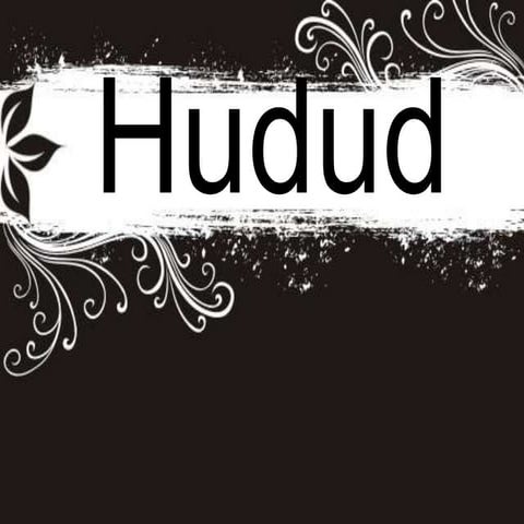 "Hudud" Sanksi dalam Islam | PPTX