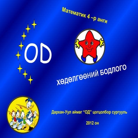 Hudulguunii bodlogo | PPTX