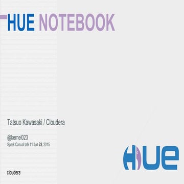 Hue Notebook | PPTX