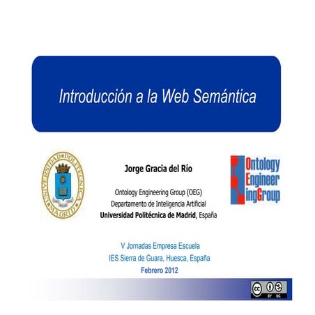 Introducción a la Web Semántica | PPT