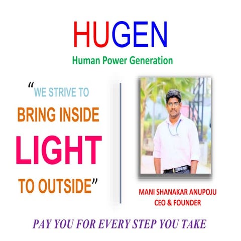 Hugen(human power generation) | PPT