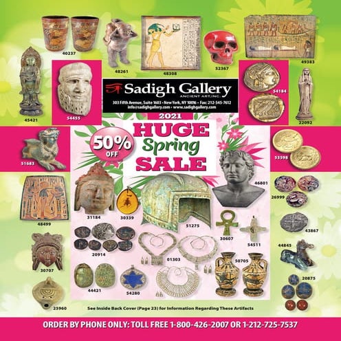 Sadigh Gallery Huge Spring Sale 2021 | PDF