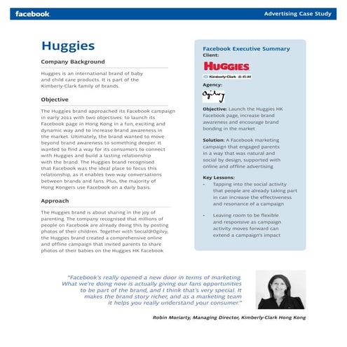 Huggies hong kong_case_study | PDF