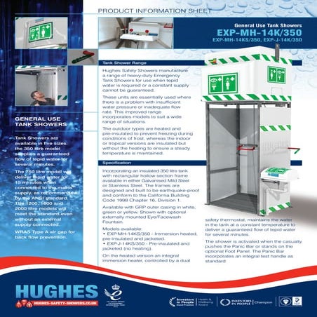 Hughes EXP-MH-14K-350 Tank Shower | PDF