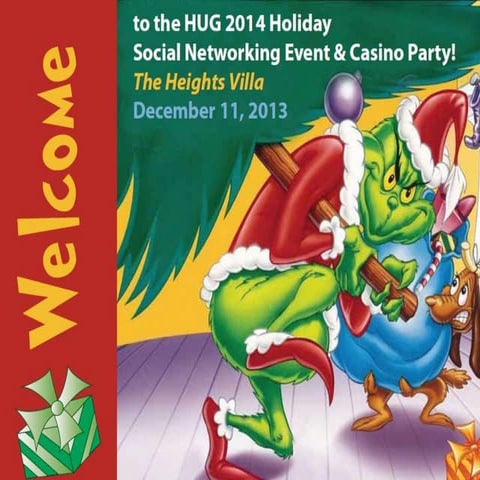 HUG Houston Users Group holiday party | PPT