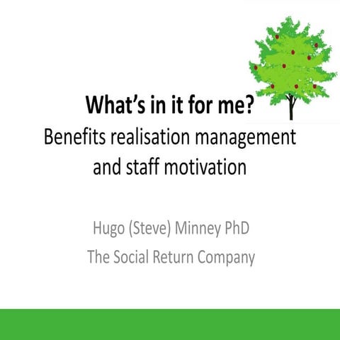 What's in it for me? - Hugo minney | PPT