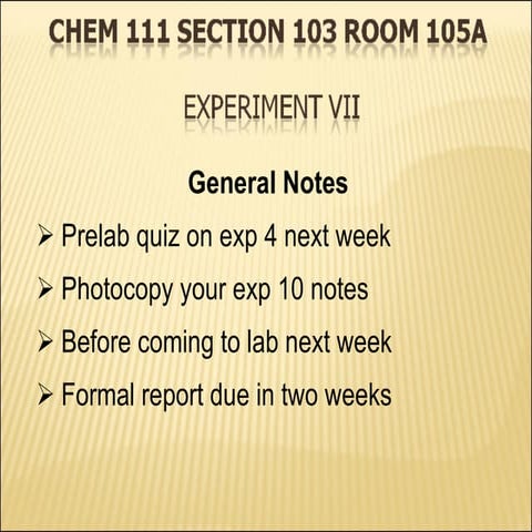 Hui Jin's Sample PPT - Chem 111 | PPT